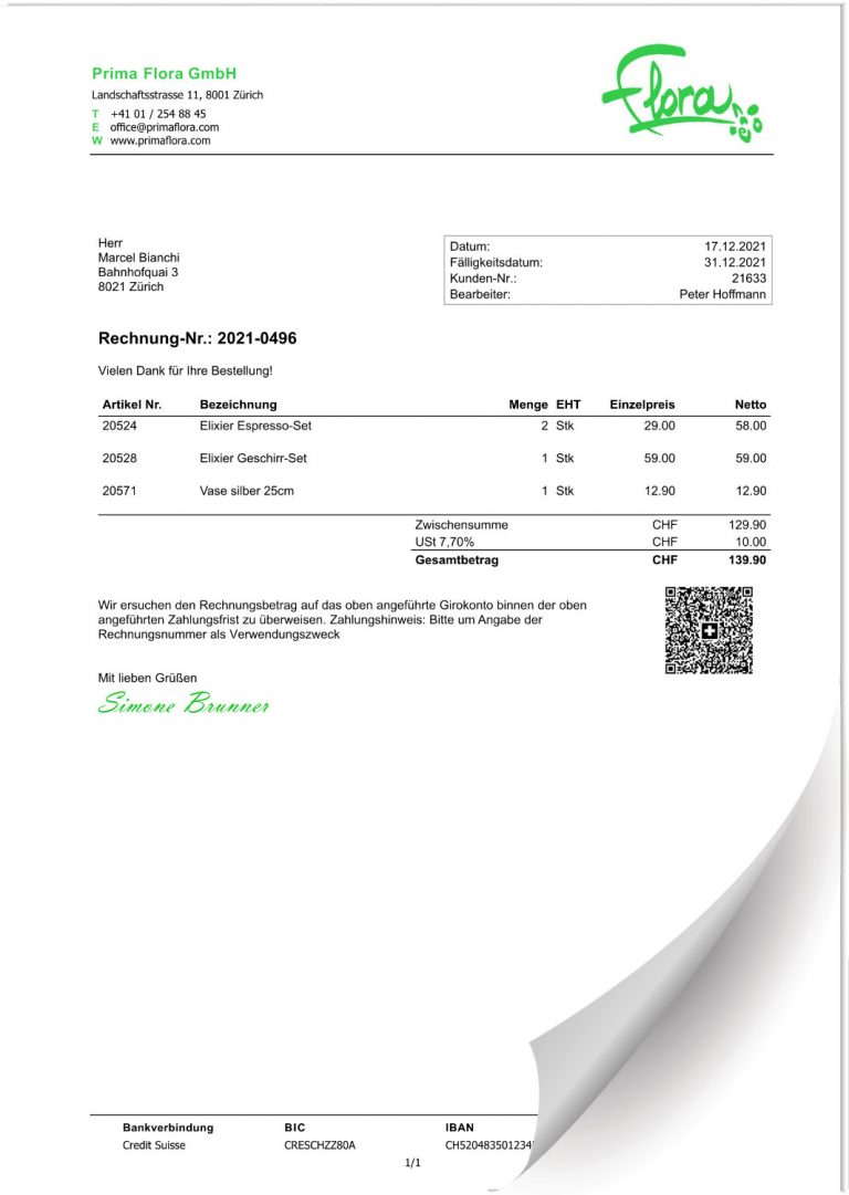 RECHNUNG SCHREIBEN | mit dem bizSoft Rechnungsprogramm